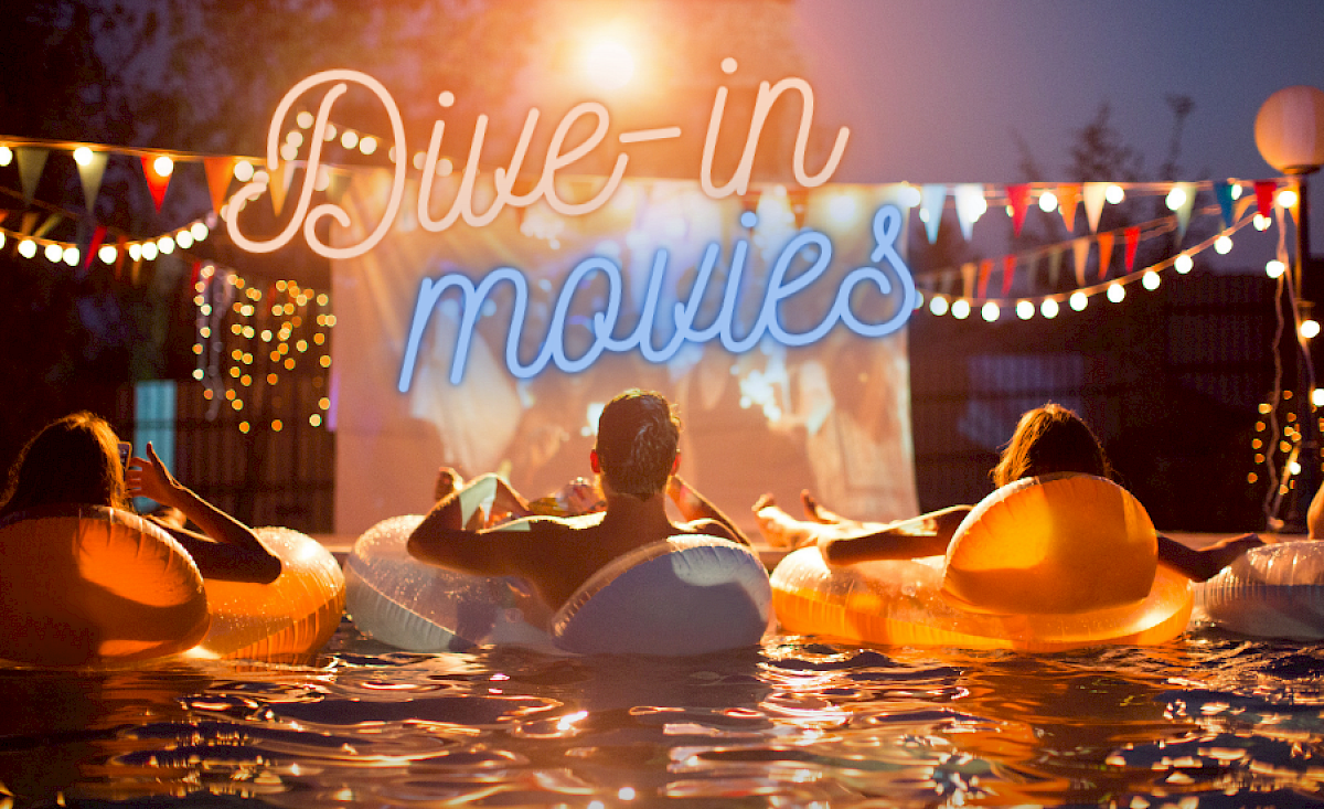 Nightly Dive-In Movies at Riverhouse Pool in Bend, Oregon